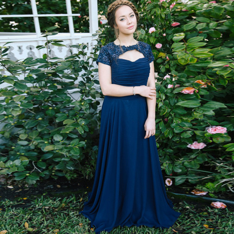 Long Prom Dresses,A-Line Prom Dresses,Chiffon Party Dress,Long Prom ...